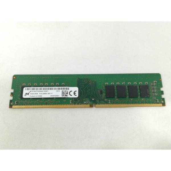 ■分類：メモリー■ランク：中古■メーカー：DDR4■備考：Micron 付属品：本体のみ■保証期間：１週間■注意事項：お客様のモニター発色の具合によって、実際の商品と色合いが異なる場合があります。