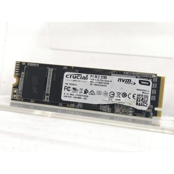 ■分類：SSD■ランク：中古■メーカー：Crucial■製造番号：1942E2245F53■備考：状態：シールに剥がれ痕があります。 付属品：本体のみ■保証期間：１週間■注意事項：お客様のモニター発色の具合によって、実際の商品と色合いが異な...