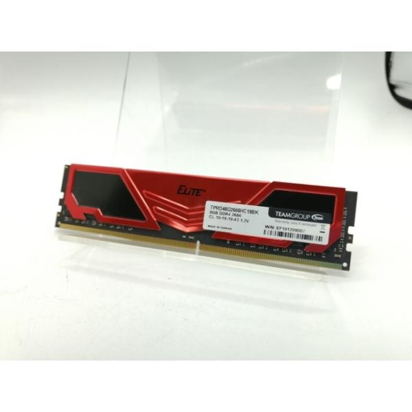 ■分類：メモリー■ランク：中古■メーカー：DDR4■備考：メーカー：TEAM GROUP 付属品：本体のみ■保証期間：１週間■注意事項：お客様のモニター発色の具合によって、実際の商品と色合いが異なる場合があります。