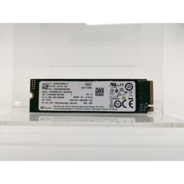 ■分類：SSD■ランク：中古■メーカー：各社■製造番号：CY0CN056010901220■備考：メーカー：SK hynix 型番：HFM256GDJTNI-82A0A 付属品：本体のみ■保証期間：１週間■注意事項：お客様のモニター発色の具...
