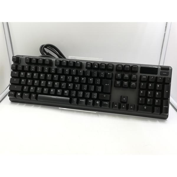 ■分類：パソコン用アクセサリー■ランク：中古■メーカー：SteelSeries■製造番号：5707119038683■備考：状態：キートップてかり、ディスプレイ部キズ、筐体にスレ箇所付属品：箱、印刷物、マグネット式リストレスト■保証期間：１...