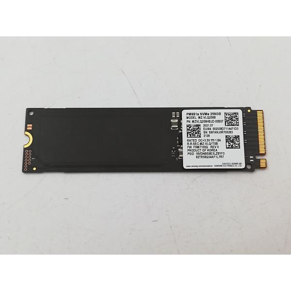 ■分類：SSD■ランク：中古■メーカー：各社■製造番号：S6FANJ0R705263■備考：SAMSUNG/MZVLQ256HBJD-00B07付属品：本体のみ■保証期間：１週間■注意事項：お客様のモニター発色の具合によって、実際の商品と色...