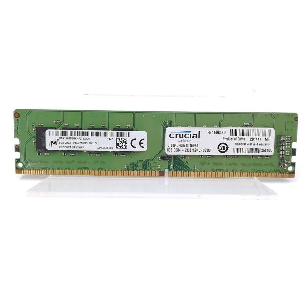 ■分類：メモリー■ランク：中古■メーカー：DDR4■製造番号：1447*4■備考：crucial/CT8G4DFD8213.16FA1/1.2V付属品：本体のみ■保証期間：１週間■注意事項：お客様のモニター発色の具合によって、実際の商品と色...