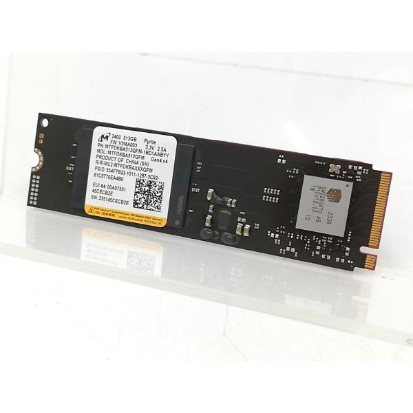 ■分類：SSD■ランク：中古■メーカー：各社■製造番号：235145CECB2E■備考：Micron　2400モデル番号：MTFDKBA512QFM-1BD1AABYY付属品：本体のみ■保証期間：１週間■注意事項：お客様のモニター発色の具合...