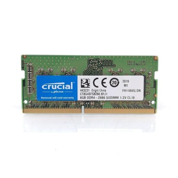 ■分類：メモリー■ランク：中古■メーカー：260PIN■製造番号：2019/2019■備考：Crucial/micron1.2V付属品：本体のみ■保証期間：１週間■注意事項：お客様のモニター発色の具合によって、実際の商品と色合いが異なる場合...
