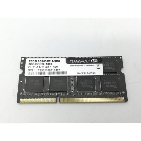 ■分類：メモリー■ランク：中古■メーカー：204PIN■製造番号：1F2301100010327■備考：TEAM 付属品：本体のみ■保証期間：１週間■注意事項：お客様のモニター発色の具合によって、実際の商品と色合いが異なる場合があります。