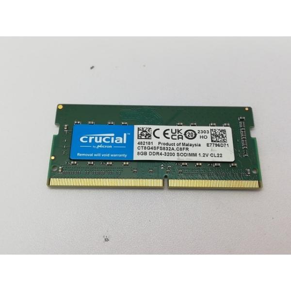 ■分類：メモリー■ランク：中古■メーカー：260PIN■製造番号：2303■備考：crucial 付属品：本体のみ■保証期間：１週間■注意事項：お客様のモニター発色の具合によって、実際の商品と色合いが異なる場合があります。