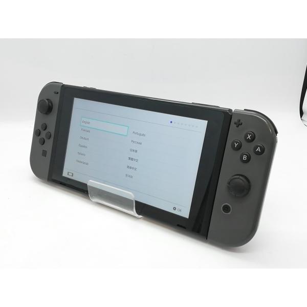 ■分類：据置ゲーム機■ランク：ランクC■メーカー：Nintendo■製造番号：XAJ10041889175■備考：状態：コントローラー左側ドリフト・上ボタン効きにくい、画面色ムラ、本体キズ・テカリ 付属品：ドッグ、Joy-Con(L)、Jo...