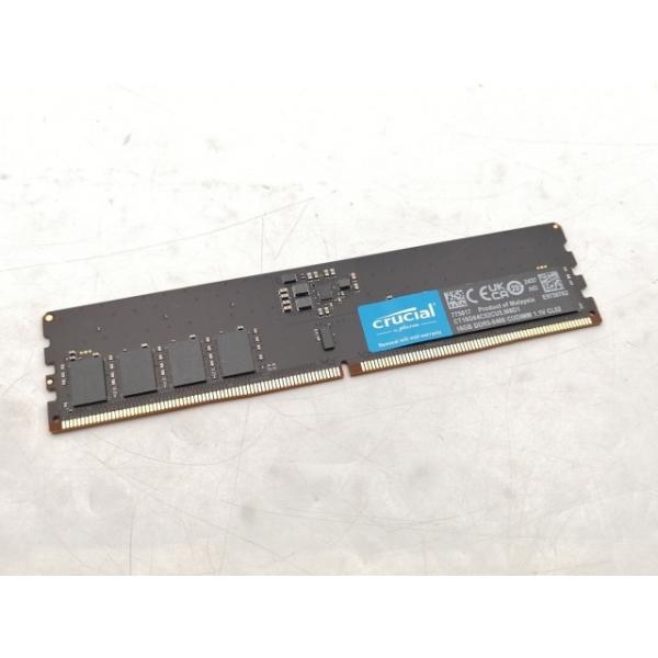 ■分類：メモリー■ランク：中古■メーカー：DDR5■製造番号：S802C1A2437E9750762■備考：crucial■保証期間：１週間■注意事項：お客様のモニター発色の具合によって、実際の商品と色合いが異なる場合があります。