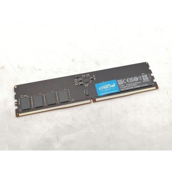■分類：メモリー■ランク：中古■メーカー：DDR5■製造番号：S802C1A2437E9750731■備考：crucial■保証期間：１週間■注意事項：お客様のモニター発色の具合によって、実際の商品と色合いが異なる場合があります。