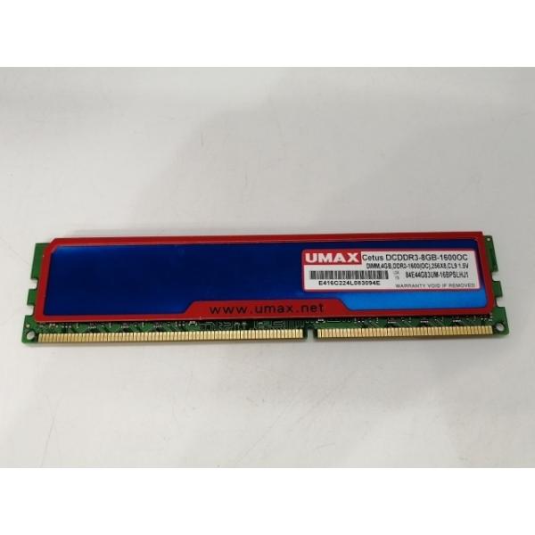 ■分類：メモリー■ランク：中古■メーカー：DDR3■製造番号：094D/0BB8/0BB7/094E■備考：UMAX付属品：■保証期間：１週間■注意事項：お客様のモニター発色の具合によって、実際の商品と色合いが異なる場合があります。