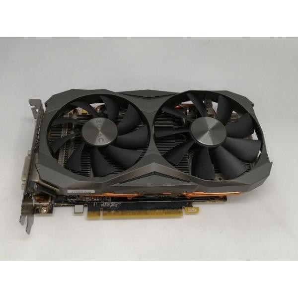 ■分類：ビデオボード■ランク：中古■メーカー：ZOTAC■製造番号：288-1N451-001Z8■備考：状態：ファン部にスレとホコリつまり付属品：箱、印刷物、ドライバディスク、6pin-8pin変換ケーブル■保証期間：１週間■注意事項：お...