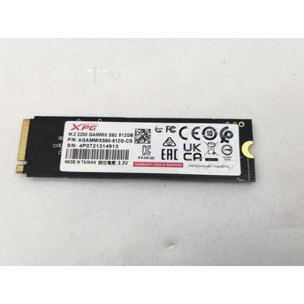 ■分類：SSD■ランク：中古■メーカー：各社■備考：GAMMIX S60付属品：本体のみ■保証期間：１週間■注意事項：お客様のモニター発色の具合によって、実際の商品と色合いが異なる場合があります。
