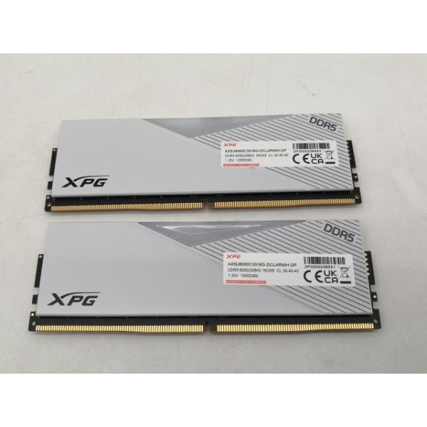 ■分類：メモリー■ランク：中古■メーカー：DDR5■製造番号：2P3000226551/2P3000226553■備考：ADATA XPG■保証期間：１週間■注意事項：お客様のモニター発色の具合によって、実際の商品と色合いが異なる場合があります。