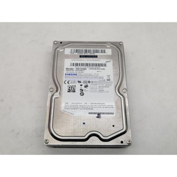 ■分類：3.5インチ 内蔵型SATA HDD■ランク：中古■メーカー：SAMSUNG■製造番号：S1Y5J90Z814009■保証期間：１週間■注意事項：お客様のモニター発色の具合によって、実際の商品と色合いが異なる場合があります。