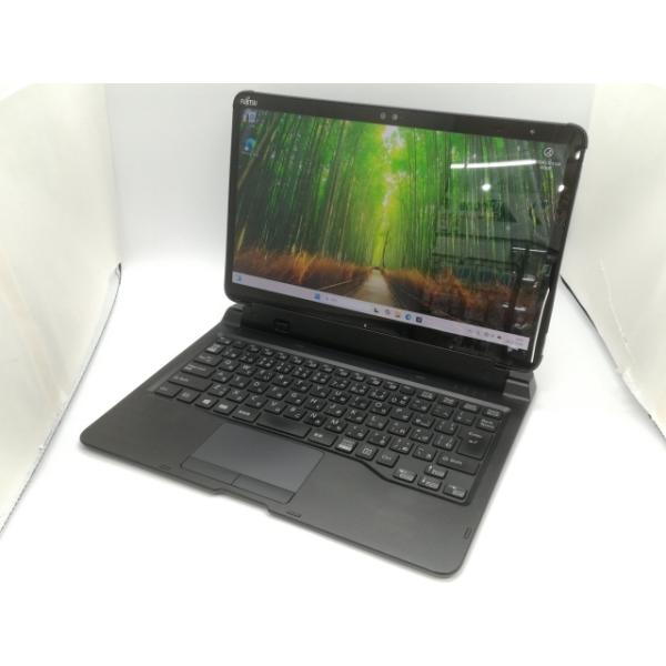 ■分類：Windowsタブレット■ランク：ランクC■メーカー：Fujitsu■製造番号：R1Z00796■備考：状態：画面全体に微細なキズ、隅にシミ、外装にスレやキズ、キーボードにテカリがございます  付属品：キーボードカバー・ACアダプタ...