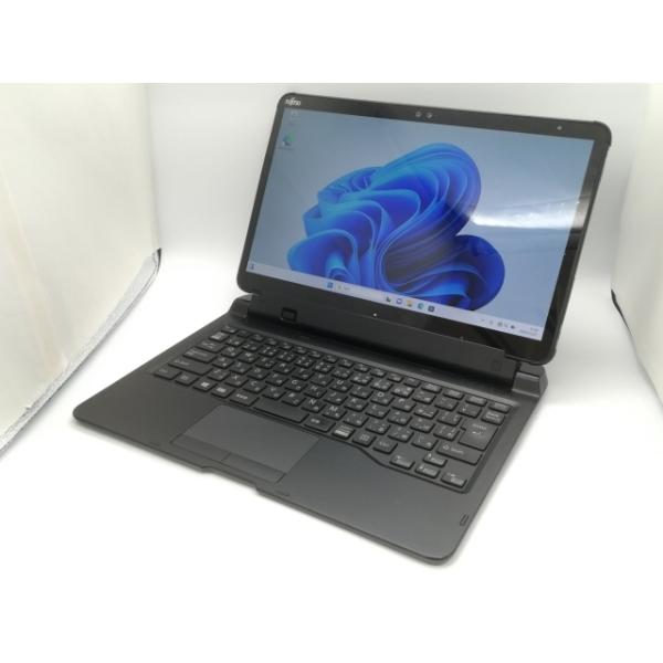 ■分類：Windowsタブレット■ランク：ランクC■メーカー：Fujitsu■製造番号：R2100182■備考：※F4キートップに緩みあり 状態：画面全体に細かなキズ、隅にシミ、外装にシール跡、スレやキズ、キーボードにテカリがございます 付...