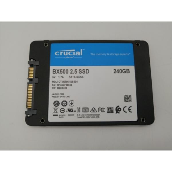 ■分類：SSD■ランク：中古■メーカー：Crucial■製造番号：2015E3F56689■備考：付属品：本体のみ■保証期間：１週間■注意事項：お客様のモニター発色の具合によって、実際の商品と色合いが異なる場合があります。
