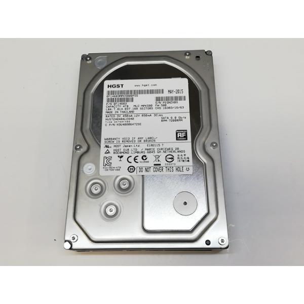 ■分類：3.5インチ 内蔵型SATA HDD■ランク：中古■メーカー：HGST■製造番号：PEGNZXBS■保証期間：１週間■注意事項：お客様のモニター発色の具合によって、実際の商品と色合いが異なる場合があります。