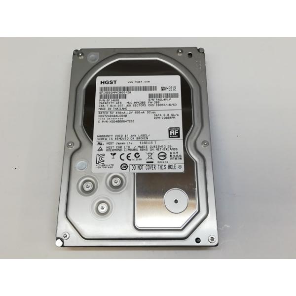 ■分類：3.5インチ 内蔵型SATA HDD■ランク：中古■メーカー：HGST■製造番号：PAGL4P1V■保証期間：１週間■注意事項：お客様のモニター発色の具合によって、実際の商品と色合いが異なる場合があります。