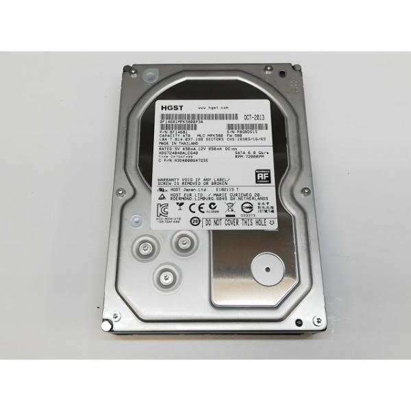 ■分類：3.5インチ 内蔵型SATA HDD■ランク：中古■メーカー：HGST■製造番号：PBG8DS1S■保証期間：１週間■注意事項：お客様のモニター発色の具合によって、実際の商品と色合いが異なる場合があります。