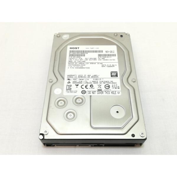 ■分類：3.5インチ 内蔵型SATA HDD■ランク：中古■メーカー：HGST■製造番号：PAGLGL1V■備考：付属品：本体のみ■保証期間：１週間■注意事項：お客様のモニター発色の具合によって、実際の商品と色合いが異なる場合があります。