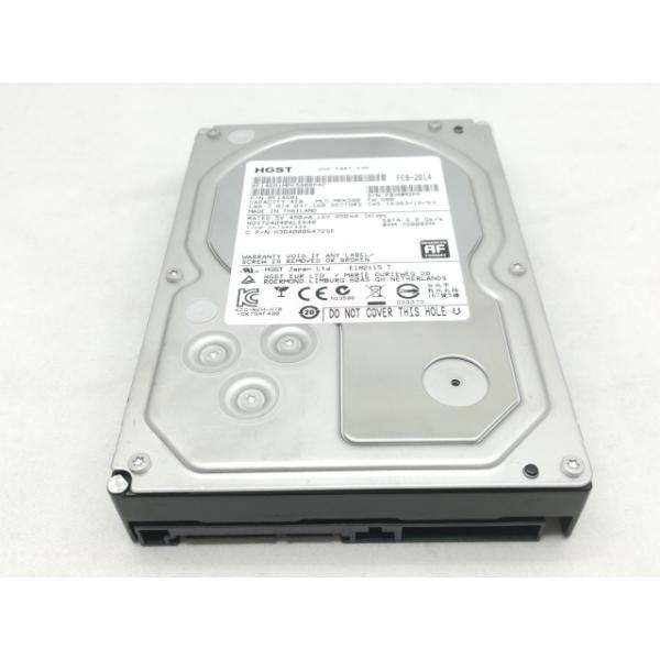 ■分類：3.5インチ 内蔵型SATA HDD■ランク：中古■メーカー：HGST■製造番号：PBHNM3PP■備考：付属品：本体のみ■保証期間：１週間■注意事項：お客様のモニター発色の具合によって、実際の商品と色合いが異なる場合があります。