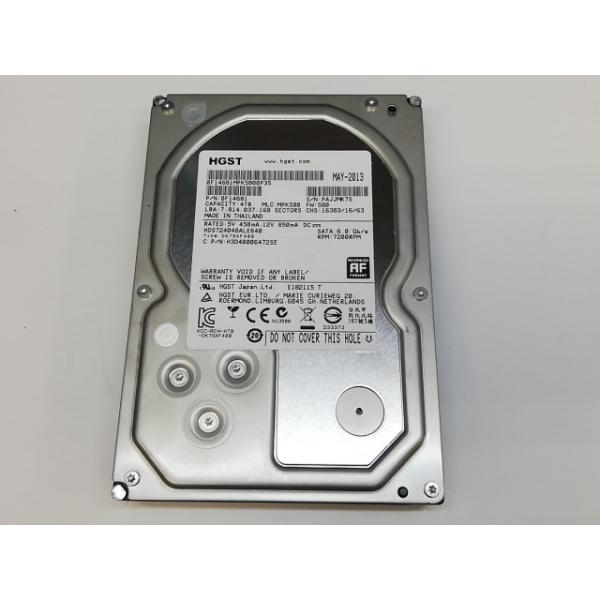 ■分類：3.5インチ 内蔵型SATA HDD■ランク：中古■メーカー：HGST■製造番号：PAJJMK7S■保証期間：１週間■注意事項：お客様のモニター発色の具合によって、実際の商品と色合いが異なる場合があります。