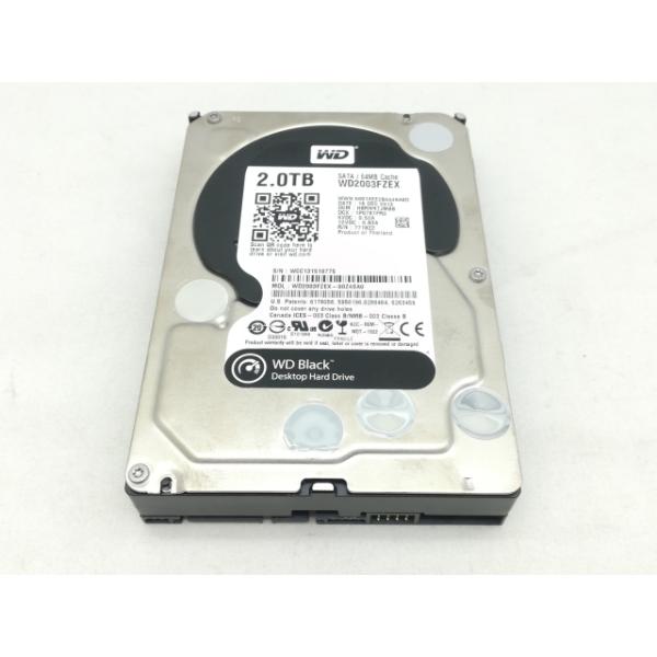 ■分類：3.5インチ 内蔵型SATA HDD■ランク：中古■メーカー：W.D.■製造番号：WCC131510775■保証期間：１週間■注意事項：お客様のモニター発色の具合によって、実際の商品と色合いが異なる場合があります。