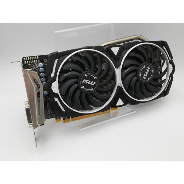 ■分類：ビデオボード■ランク：中古■メーカー：MSI■製造番号：602-V341-1110B1803000302■備考：背面ネジ部に一部封印シールあり状態：ほこり汚れ、オイルブリード、FAN軽度異音あり箱本体製造番号違い付属品：箱、印刷物、...