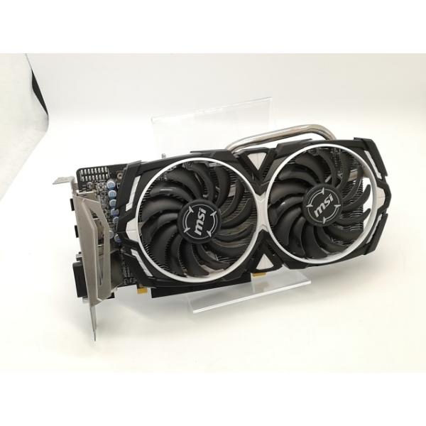 ■分類：ビデオボード■ランク：中古■メーカー：MSI■製造番号：602-V341-252SB1804013078■備考：状態：基盤側にオイル漏れあり、ファンにホコリ汚れあり 付属品：箱（日焼けあり）・印刷物 ※箱、製造番号違い■保証期間：１...