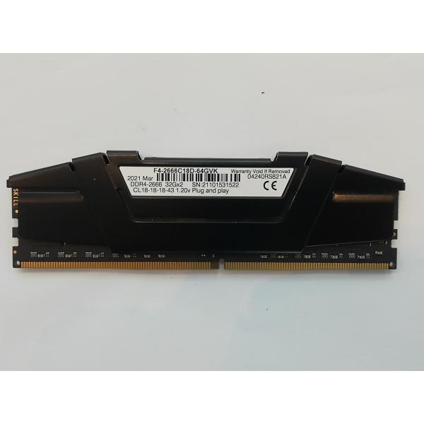 ■分類：メモリー■ランク：中古■メーカー：DDR4■製造番号：21101531522■備考：G.SKILL RIPJAWS V■保証期間：１週間■注意事項：お客様のモニター発色の具合によって、実際の商品と色合いが異なる場合があります。