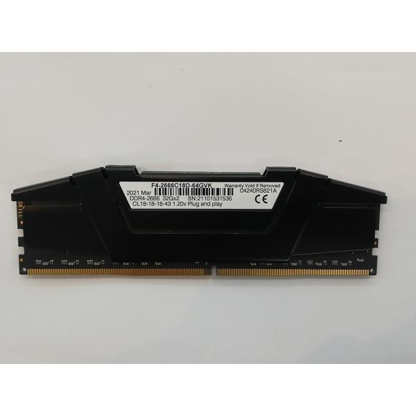 ■分類：メモリー■ランク：中古■メーカー：DDR4■製造番号：21101531536■備考：G.SKILL RIPJAWS V■保証期間：１週間■注意事項：お客様のモニター発色の具合によって、実際の商品と色合いが異なる場合があります。