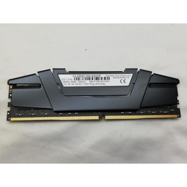 ■分類：メモリー■ランク：中古■メーカー：DDR4■製造番号：21081251624■備考：G.SKILL RIPJAWS V■保証期間：１週間■注意事項：お客様のモニター発色の具合によって、実際の商品と色合いが異なる場合があります。