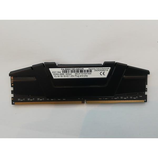 ■分類：メモリー■ランク：中古■メーカー：DDR4■製造番号：21101531454■備考：G.SKILL RIPJAWS V■保証期間：１週間■注意事項：お客様のモニター発色の具合によって、実際の商品と色合いが異なる場合があります。