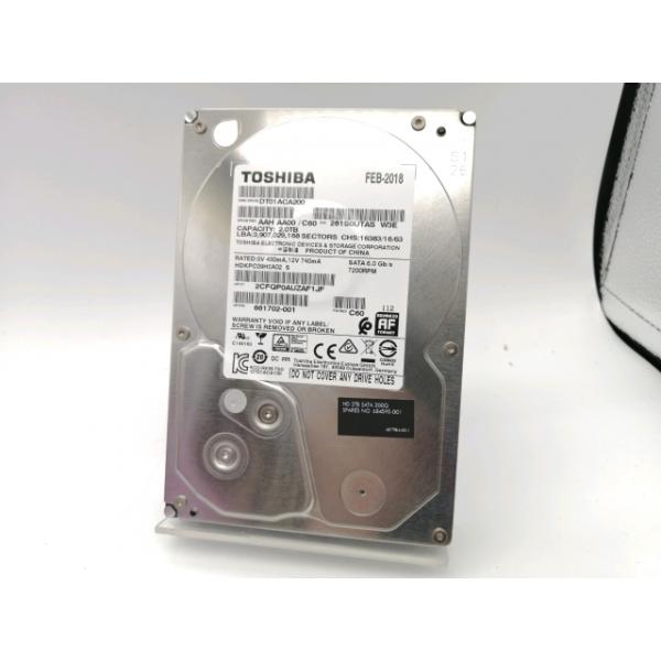 ■分類：3.5インチ 内蔵型SATA HDD■ランク：中古■メーカー：TOSHIBA■製造番号：281S0UTASW3E■備考：付属品：本体のみ■保証期間：１週間■注意事項：お客様のモニター発色の具合によって、実際の商品と色合いが異なる場合...