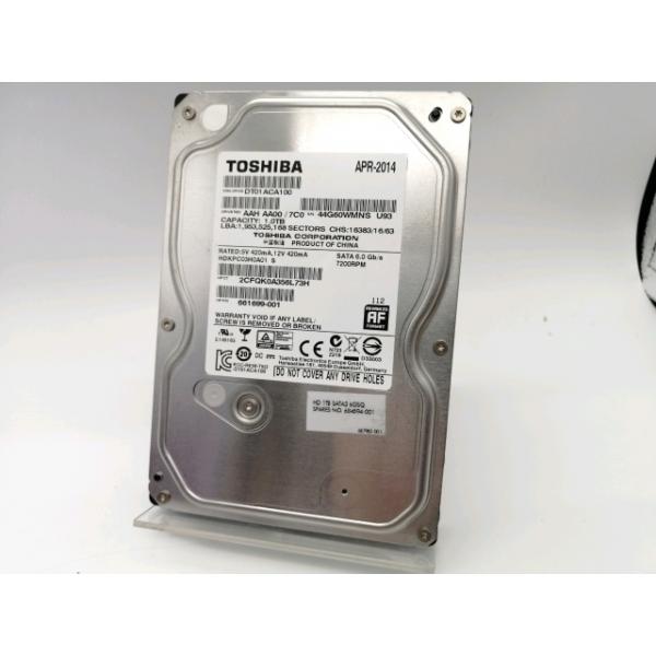 ■分類：3.5インチ 内蔵型SATA HDD■ランク：中古■メーカー：TOSHIBA■製造番号：44G60WMNSU93■備考：付属品：本体のみ■保証期間：１週間■注意事項：お客様のモニター発色の具合によって、実際の商品と色合いが異なる場合...