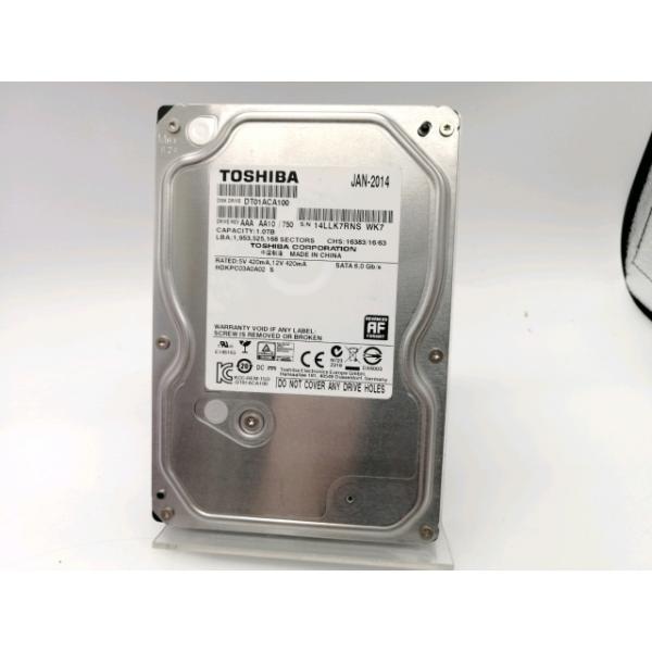 ■分類：3.5インチ 内蔵型SATA HDD■ランク：中古■メーカー：TOSHIBA■製造番号：14LLK7RNSWK7■備考：付属品：本体のみ■保証期間：１週間■注意事項：お客様のモニター発色の具合によって、実際の商品と色合いが異なる場合...