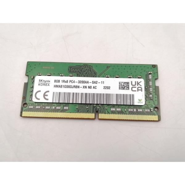 ■分類：メモリー■ランク：中古■メーカー：260PIN■製造番号：2123 2125 2202 2232■備考：SKhynix純正 付属品：本体のみ■保証期間：１週間■注意事項：お客様のモニター発色の具合によって、実際の商品と色合いが異なる...