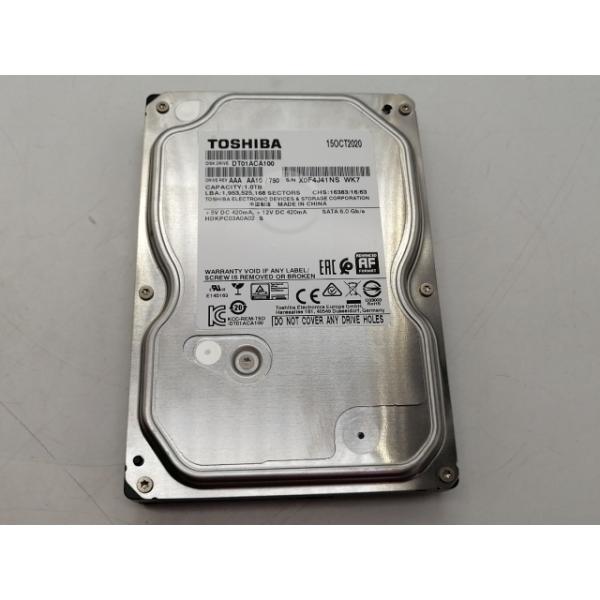 ■分類：3.5インチ 内蔵型SATA HDD■ランク：中古■メーカー：TOSHIBA■製造番号：X0F4J41NSWK7■備考：付属品：本体のみ■保証期間：１週間■注意事項：お客様のモニター発色の具合によって、実際の商品と色合いが異なる場合...