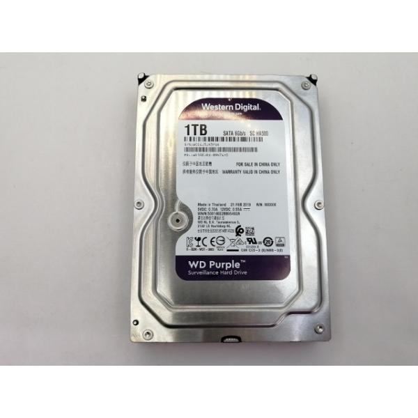 ■分類：3.5インチ 内蔵型SATA HDD■ランク：中古■メーカー：各社3.5インチSerialATA■製造番号：WCC4J5JK3FUA■備考：Western Digital Purple  WD10EJRX■保証期間：１週間■注意事項...
