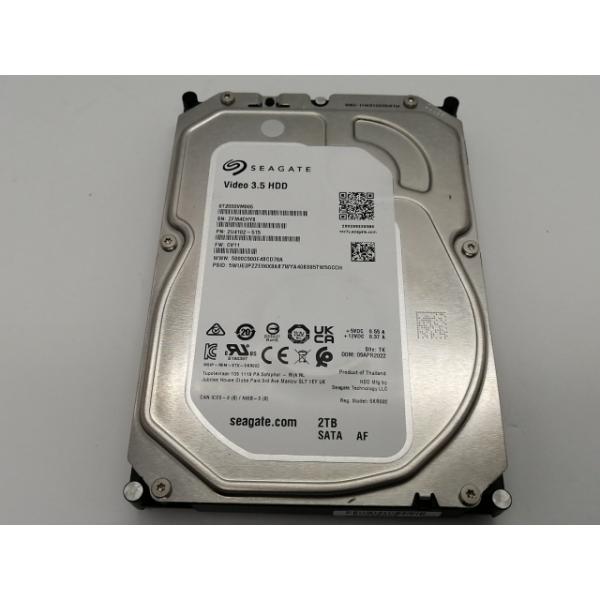 ■分類：3.5インチ 内蔵型SATA HDD■ランク：中古■メーカー：各社3.5インチSerialATA■製造番号：ZFM4EHY8■備考：ST2000VM005 付属品：本体のみ■保証期間：１週間■注意事項：お客様のモニター発色の具合によ...