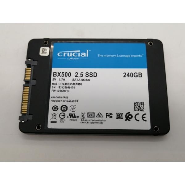 ■分類：SSD■ランク：中古■メーカー：Crucial■製造番号：193423999170■備考：付属品：本体のみ■保証期間：１週間■注意事項：お客様のモニター発色の具合によって、実際の商品と色合いが異なる場合があります。