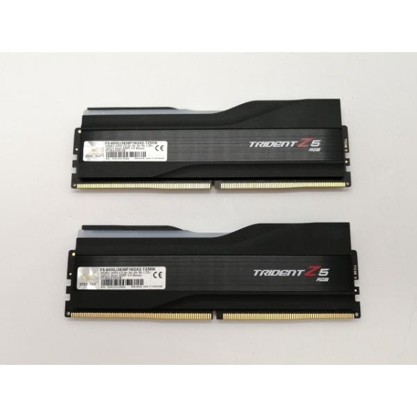 ■分類：メモリー■ランク：中古■メーカー：DDR5■製造番号：3965/3966■備考：メーカー：G.SKIL　RGBモデル付属品：箱■保証期間：１週間■注意事項：お客様のモニター発色の具合によって、実際の商品と色合いが異なる場合があります。