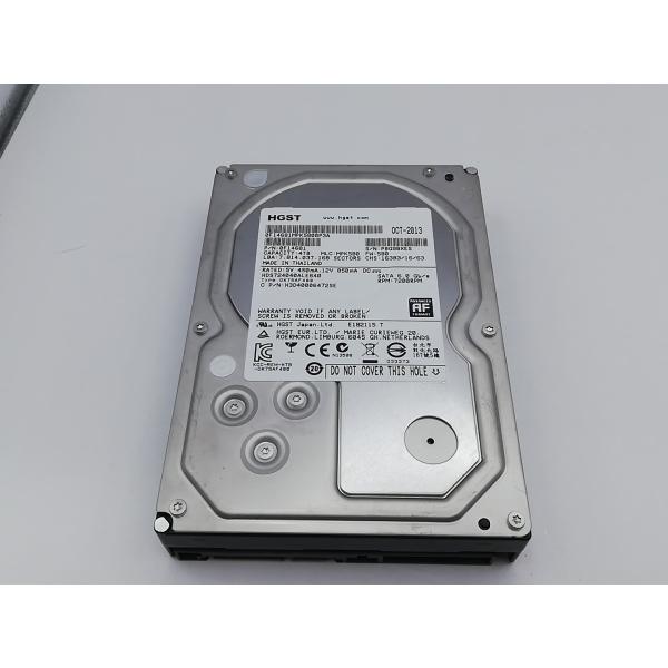 ■分類：3.5インチ 内蔵型SATA HDD■ランク：中古■メーカー：HGST■製造番号：PBG9BXES■保証期間：１週間■注意事項：お客様のモニター発色の具合によって、実際の商品と色合いが異なる場合があります。