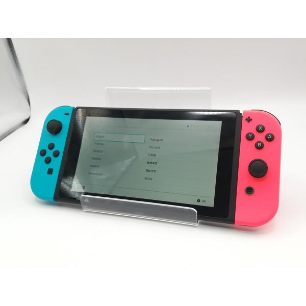 ■分類：据置ゲーム機■ランク：ランクB■メーカー：Nintendo■製造番号：XKJ40046417103■備考：状態：本体背面ニスレ 付属品：Switchドック・Joy-Con(L)　ネオンブルー・Joy-Con(R)　ネオンレッド・Jo...