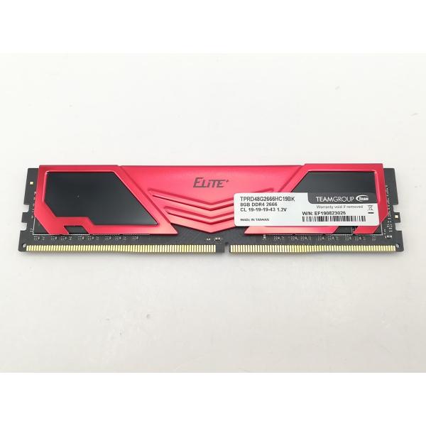 ■分類：メモリー■ランク：中古■メーカー：DDR4■製造番号：3026■備考：elite付属品：本体のみ■保証期間：１週間■注意事項：お客様のモニター発色の具合によって、実際の商品と色合いが異なる場合があります。