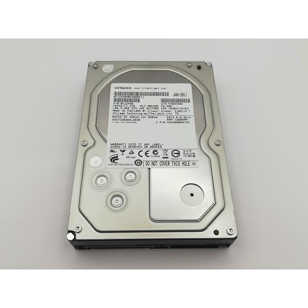 ■分類：3.5インチ 内蔵型SATA HDD■ランク：中古■メーカー：HITACHI■製造番号：YHG9VHWA■保証期間：１週間■注意事項：お客様のモニター発色の具合によって、実際の商品と色合いが異なる場合があります。