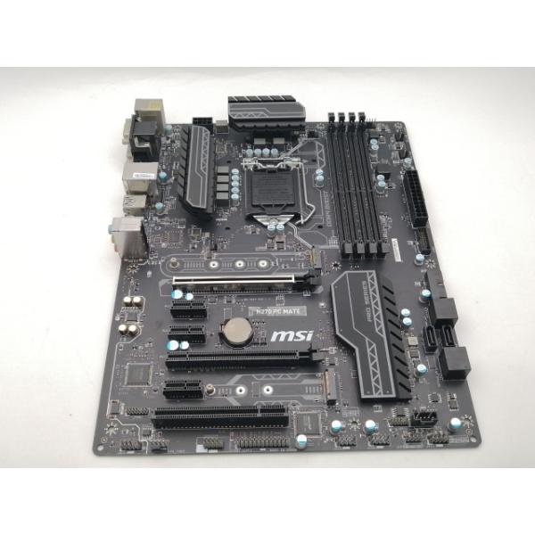 ■分類：マザーボード■ランク：中古■メーカー：MSI■製造番号：601-7A72-050B1710000033■備考：BIOS ver：E7A72IMS.250状態：端子部サビ付属品：箱、印刷物、ドライバディスク、SATAケーブル、IOパネ...