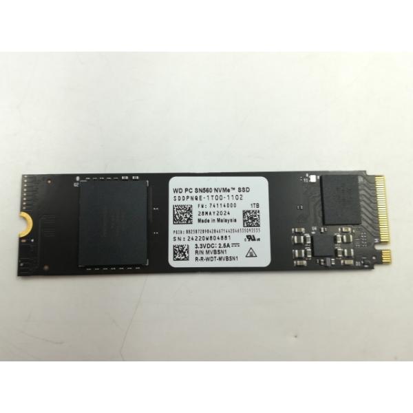 ■分類：SSD■ランク：中古■メーカー：各社■製造番号：24220W804881■備考：Western Digital 付属品：本体のみ■保証期間：１週間■注意事項：お客様のモニター発色の具合によって、実際の商品と色合いが異なる場合があります。